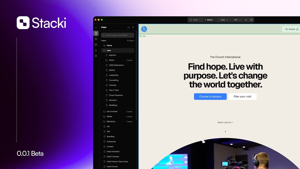Stacki Website Editor Beta