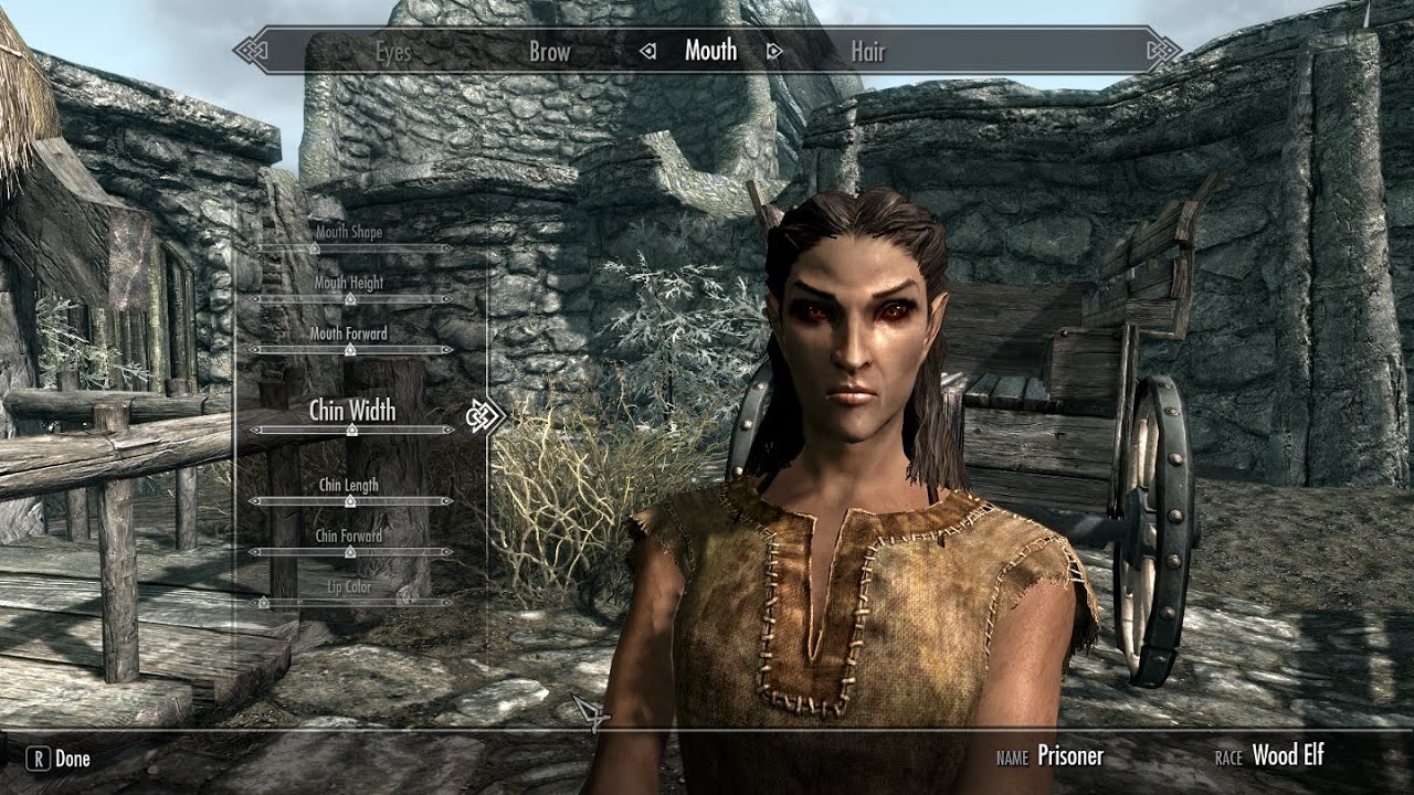 Skyrim Mods: Better Wood Elf Presets (PS4/XBOX1)