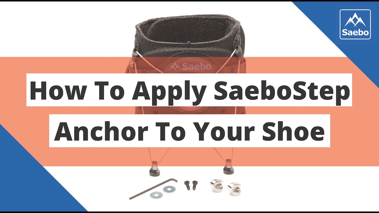 How To Apply a SaeboStep Anchor to Your Shoe