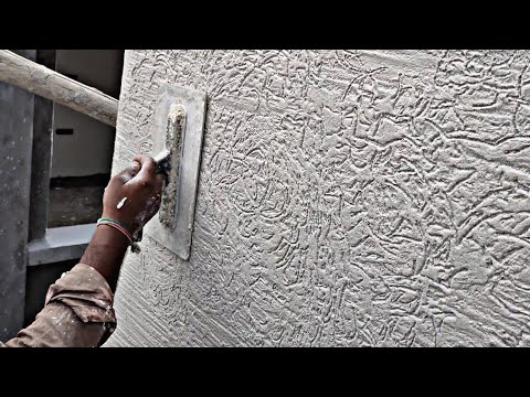 NCL alltek texture zigzag design painting process | texture designs | home painting works HYD