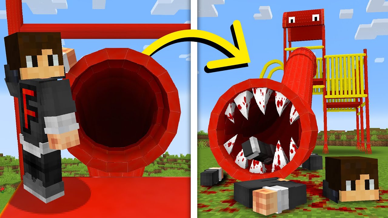 Using SLIDE EATER to Fool My Friends in Minecraft