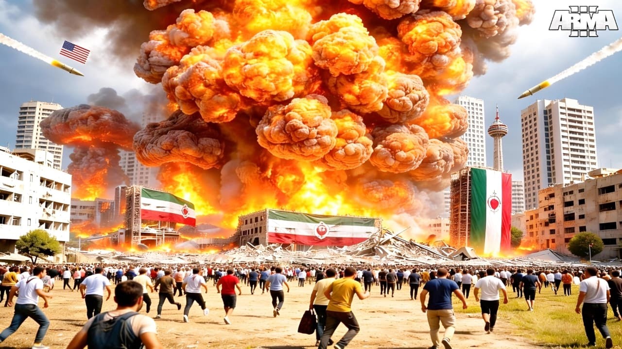 2 Hours Ago! An Iranian City Lost Everything, See What Happened - ARMA 3