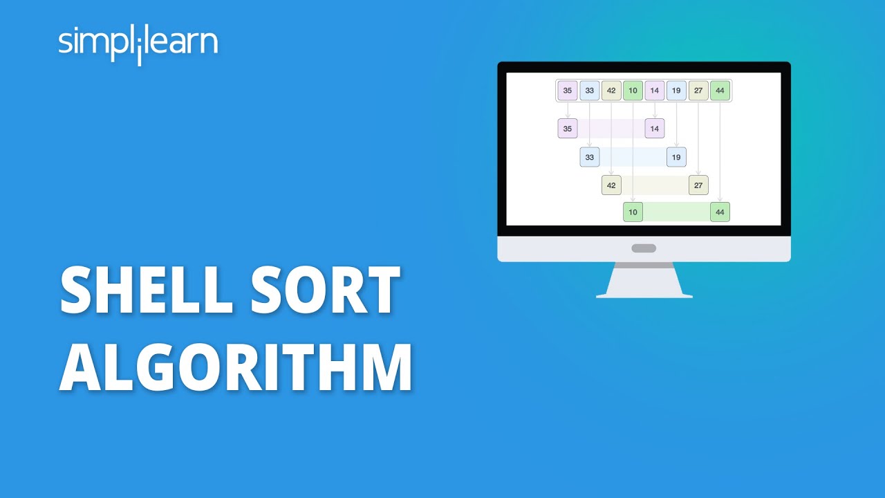 Shell Sort Algorithm | Shell Sort In Data Structure | Learn Sorting Algorithms | Simplilearn