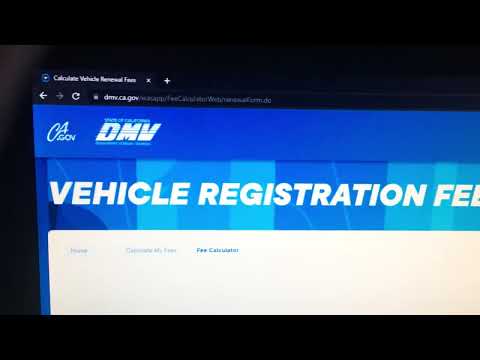 Deduct Taxes (VLF) your California Reg Fee, You can use DMV fee calculator get the amount.