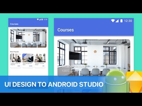 Content Slider UI Design to Android Studio Tutorial Video Lecture - How ...