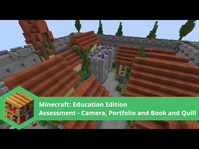 How to use the portfolio in Minecraft Education Edition