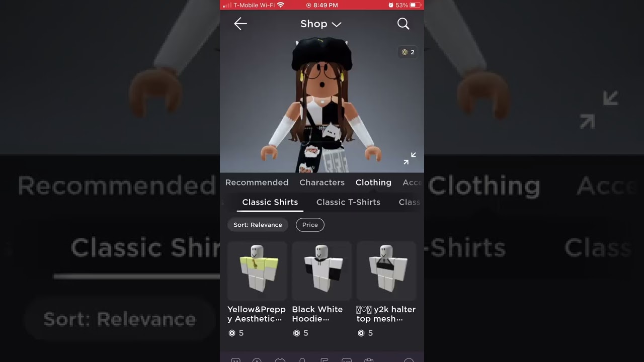 Roblox please fix about the classic clothes