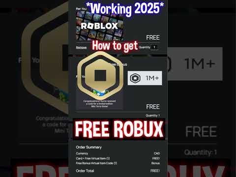HOW TO GET FREE ROBUX 2025 (WORKING) #roblox