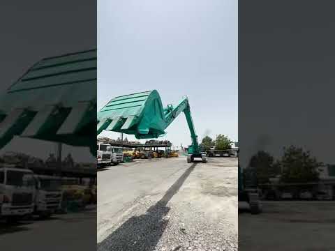 Kobelco's 25m Long Boom is Ready For Action! #kobelco #excavator #shorts