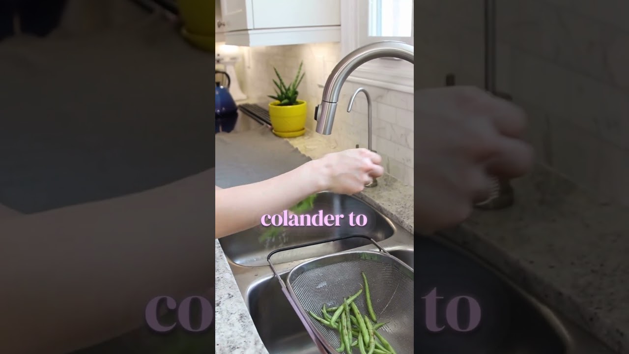 How To PROPERLY Clean Green Beans!