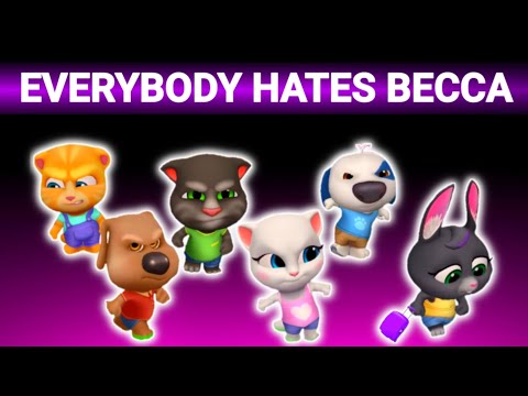 EVERYBODY HATES BECCA | AMONG US | MY TALKING TOM FRIENDS π±π₯Ά
