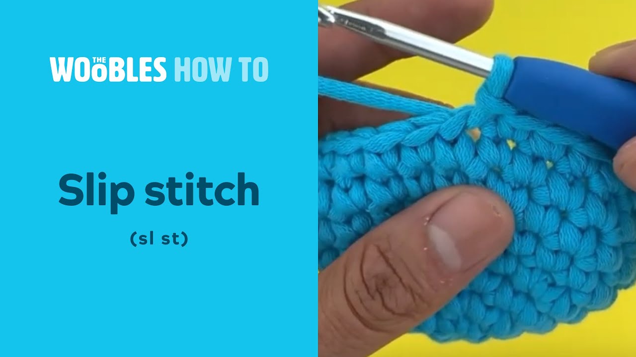 How to slip stitch (crochet)