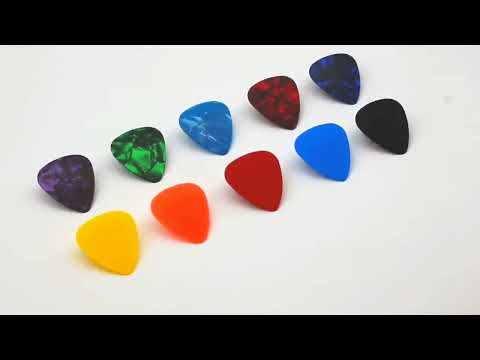 Colorful Celluloid Guitar Pick Plectrums For Guitars Includes 0.46mm, 0.71mm, 0.96mm(Color Random)