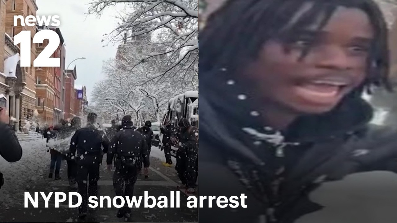 27-year-old man arrested in snowball attack that injured 2 NYPD officers | News 12