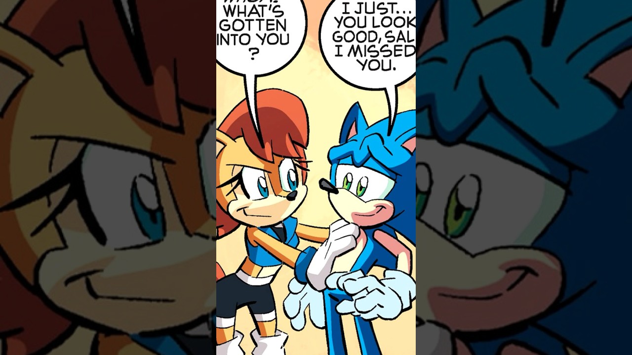 Sonic & Sally Reunite #sonicthehedgehog #sallyacorn #archiesonic