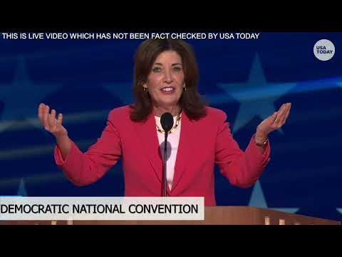 Kathy Hochul speech at 2024 DNC highlights Donald Trump's felony case in New York
