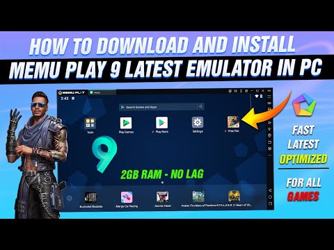How To Download And Install MEmu PLAY 9 Emulator In PC or LAPTOP | Best Emulator For Low End PC 2024