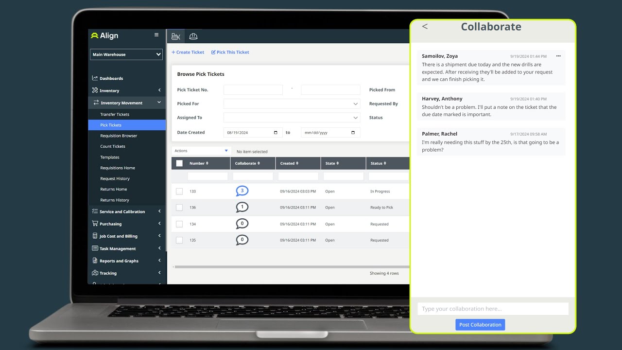 Easy Communication With Align's Collaborate Tool