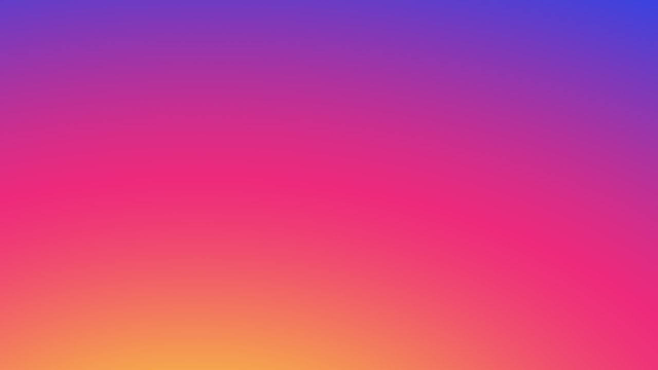 Instagram Logo Gradient Background - 10 hours / 4K