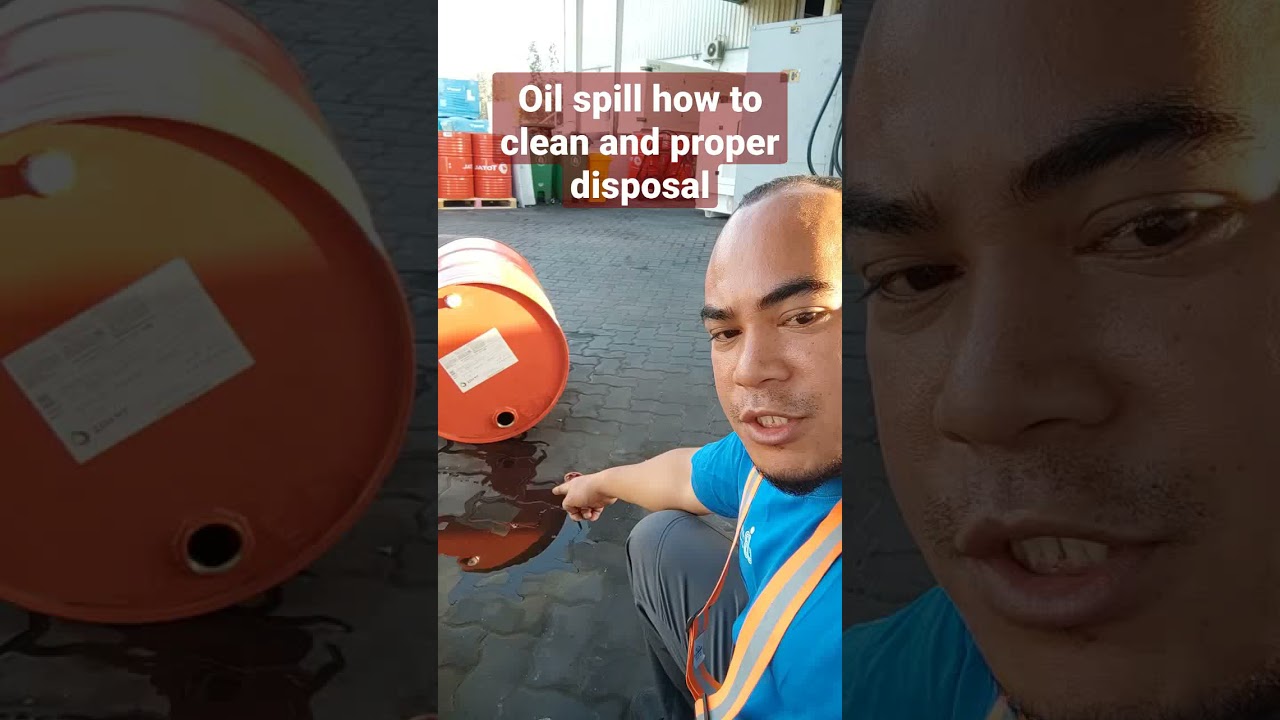 Oil spill? proper cleaning and disposal benzblogs