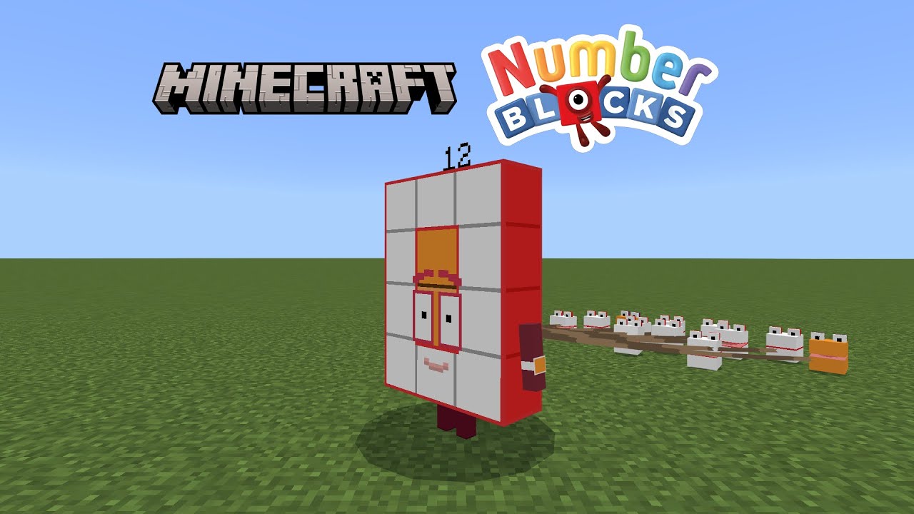 Numberblocks Minecraft Addon 1.6.1 Update