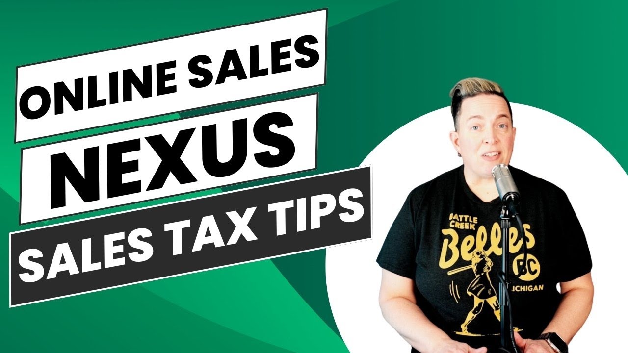 Economic Nexus - Online Business Sales Taxes #salestax #smallbusinesstips