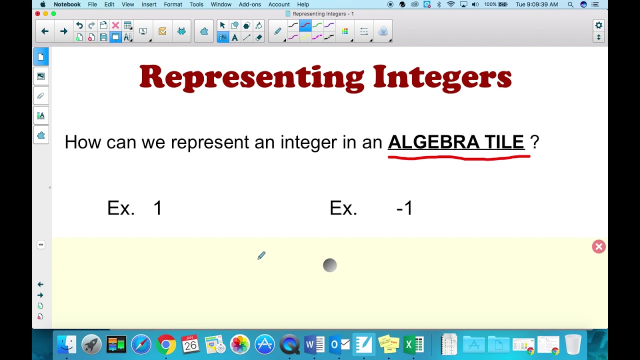 Representing Integers 1