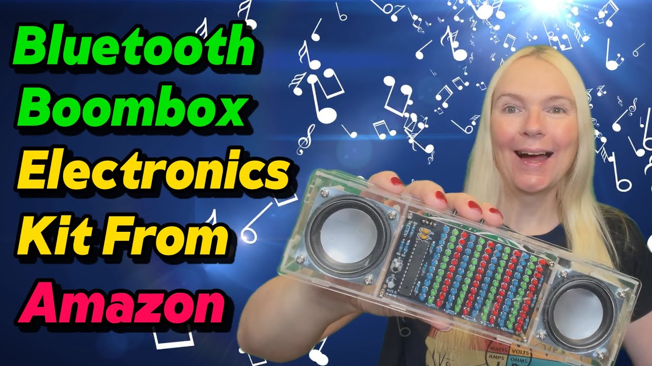 Amazon Stereo Bluetooth Boombox Speaker Kit - Soldering, Assembling & Testing!