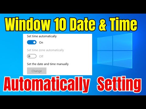 How To Set Date And Time in Windows 10 Permanently Automatically