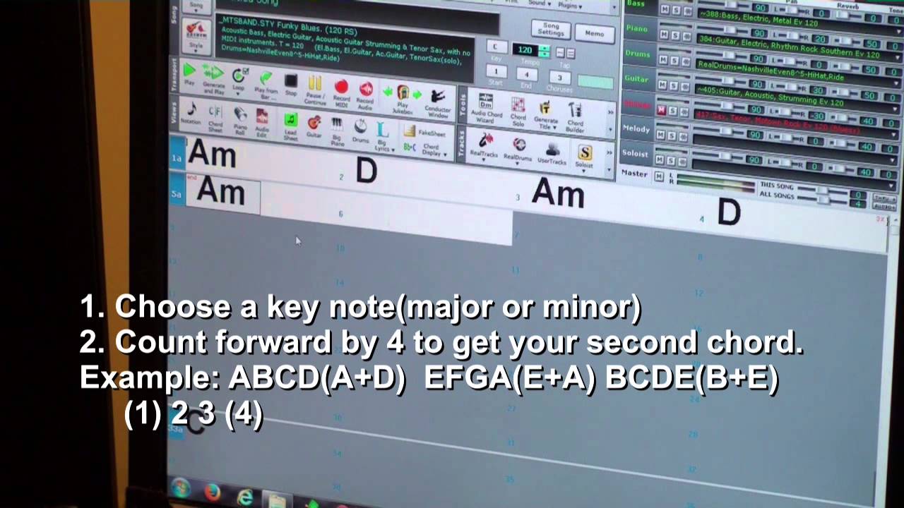 How I Create Backing Tracks For Guitar With Band In A Box Tutorial@EricBlackmonEricBlackmonMusic