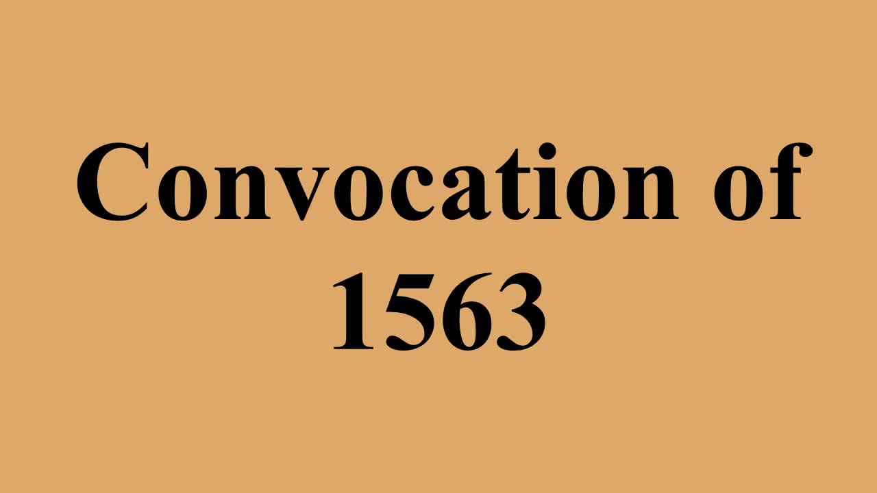 Convocation of 1563