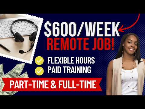 HIRING! $15/HR PART TIME & FULL TIME REMOTE JOB | FLEXIBLE WORK FROM HOME