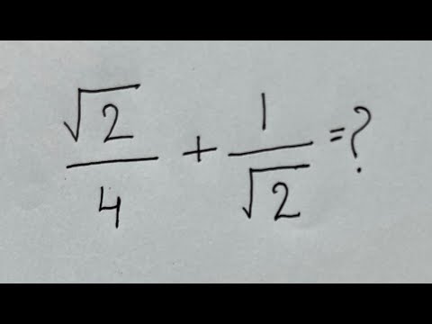 Sum of Fractions with Square Root