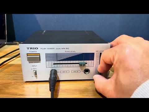 Trio MX-60 BBD Echo Effects / 2ch Analog Mixer [Great | Reverb