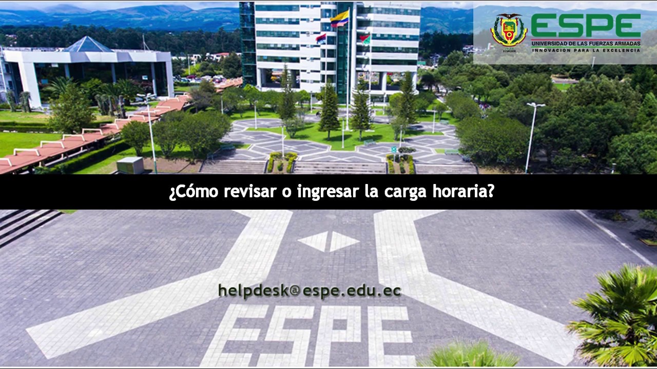 Proceso para revisar la carga horaria del docente