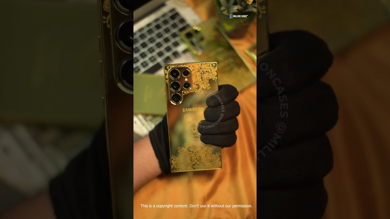 Crafted Gold Luxurious Camera Protective Case