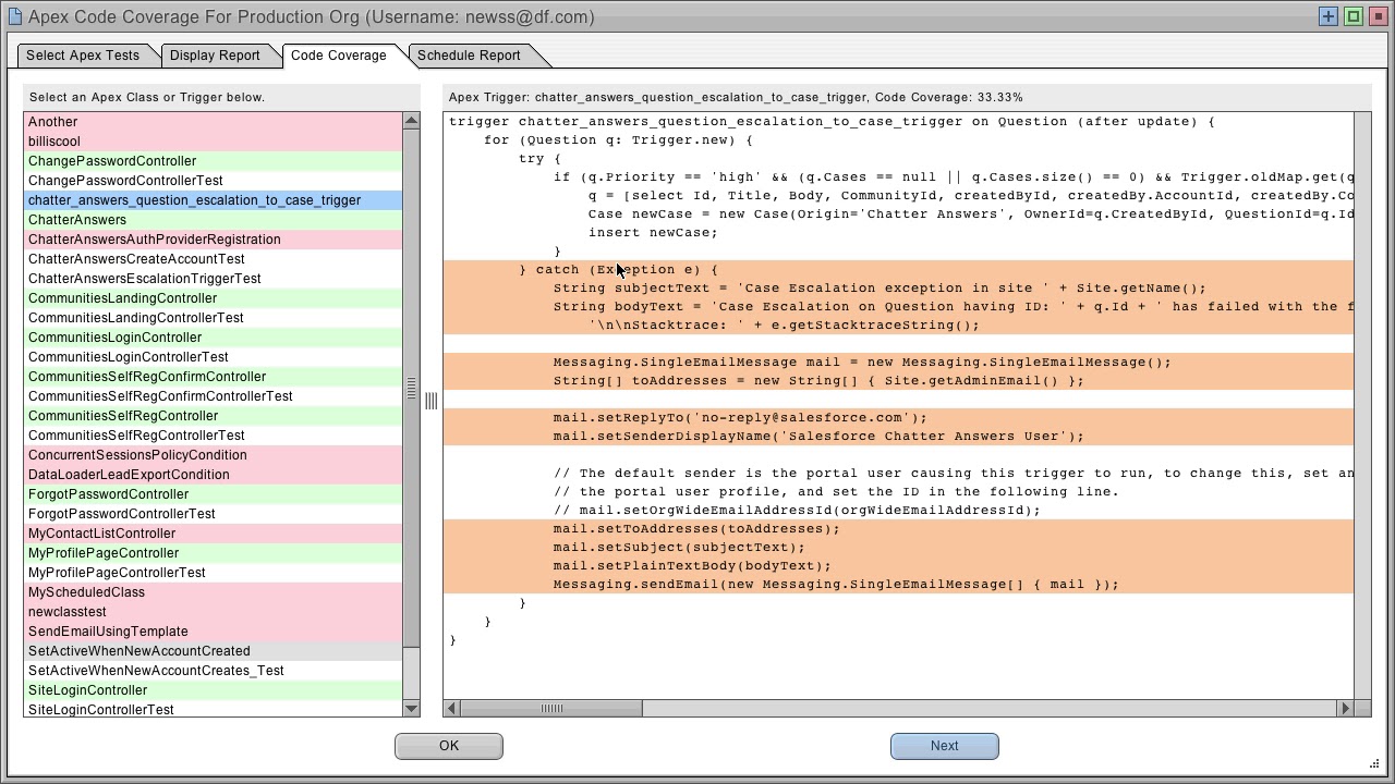use-case-apex-code-coverage-report