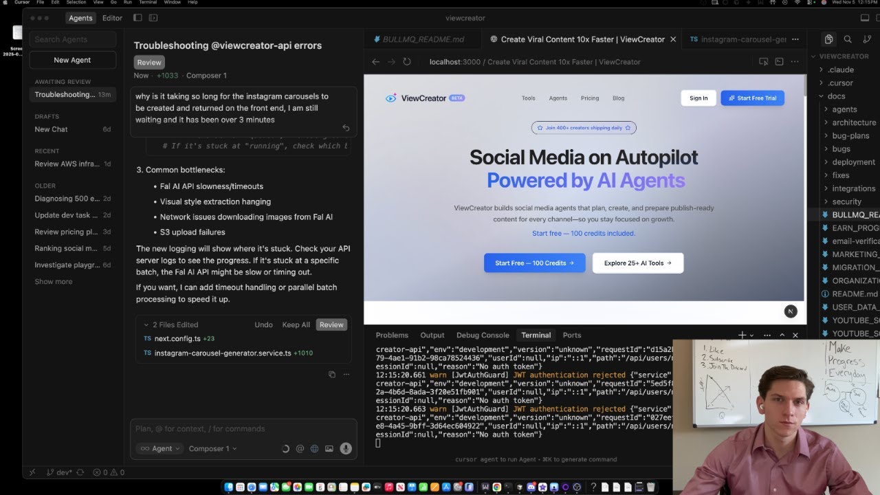 Day 69 – Vibe Coding an App Until I Make $1,000,000 | Revenue: $1,221.33