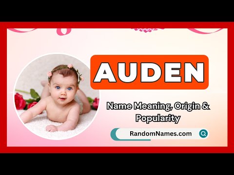Auden - Baby Girl Name Meaning, Origin & Popularity - RandomNames.com