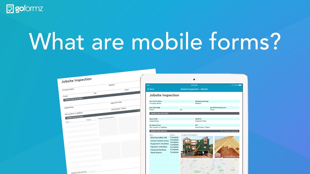 What are mobile forms?