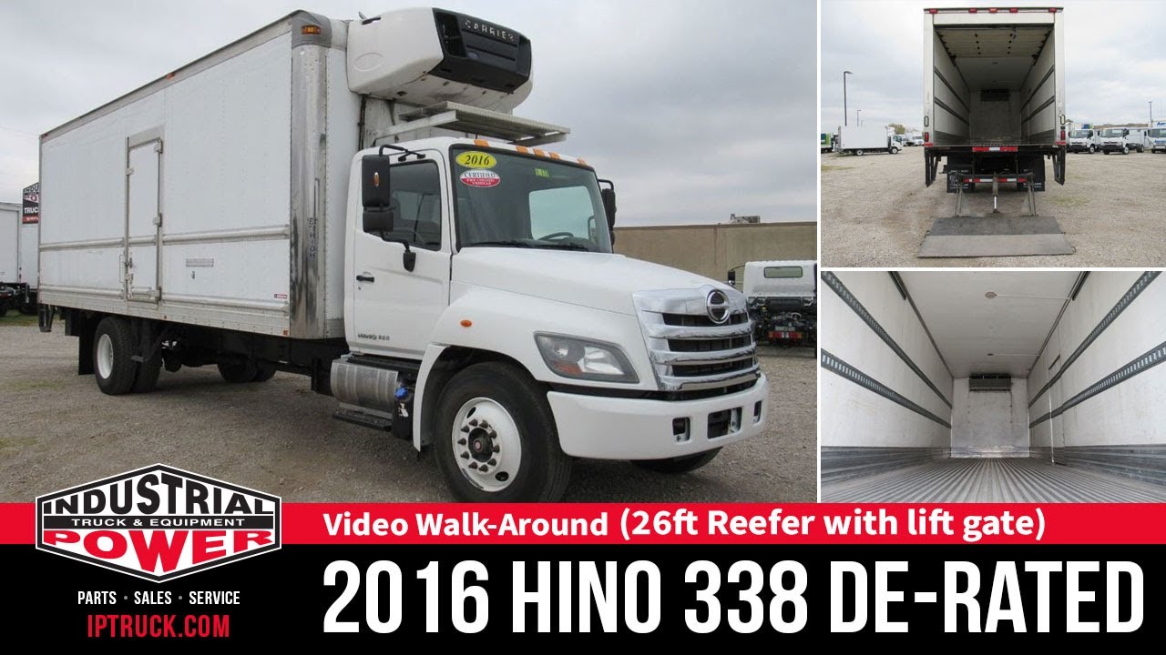 Refrigerator Truck (Reefer) Hino 338 De-Rated/Non CDL | Stock #L177