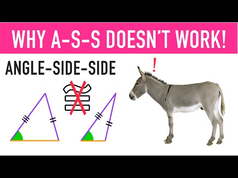 Is SSA (Side-Side-Angle) a Congruence Rule? - Expii