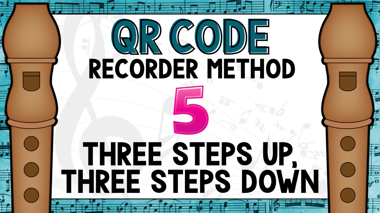 QR Code Recorder Method- Three Steps Up, Three Steps Down
