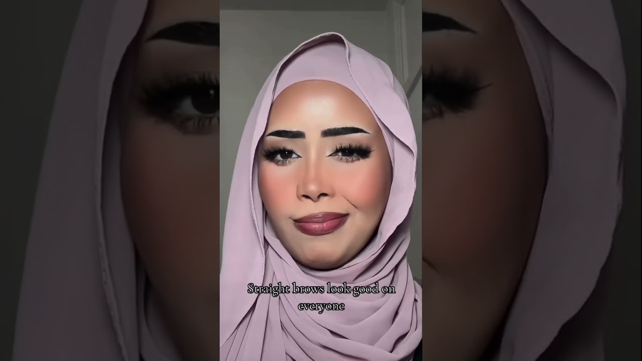 Straight brows 🤔✨ #makeup #cosmetics