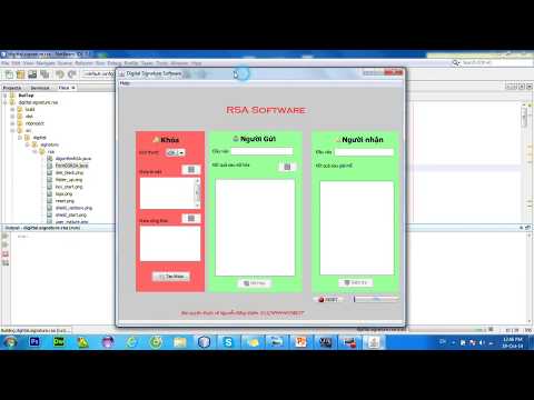 Algorithm RSA Java/ Giải thuật RSA code java | Nguyễn Đăng Khiêm