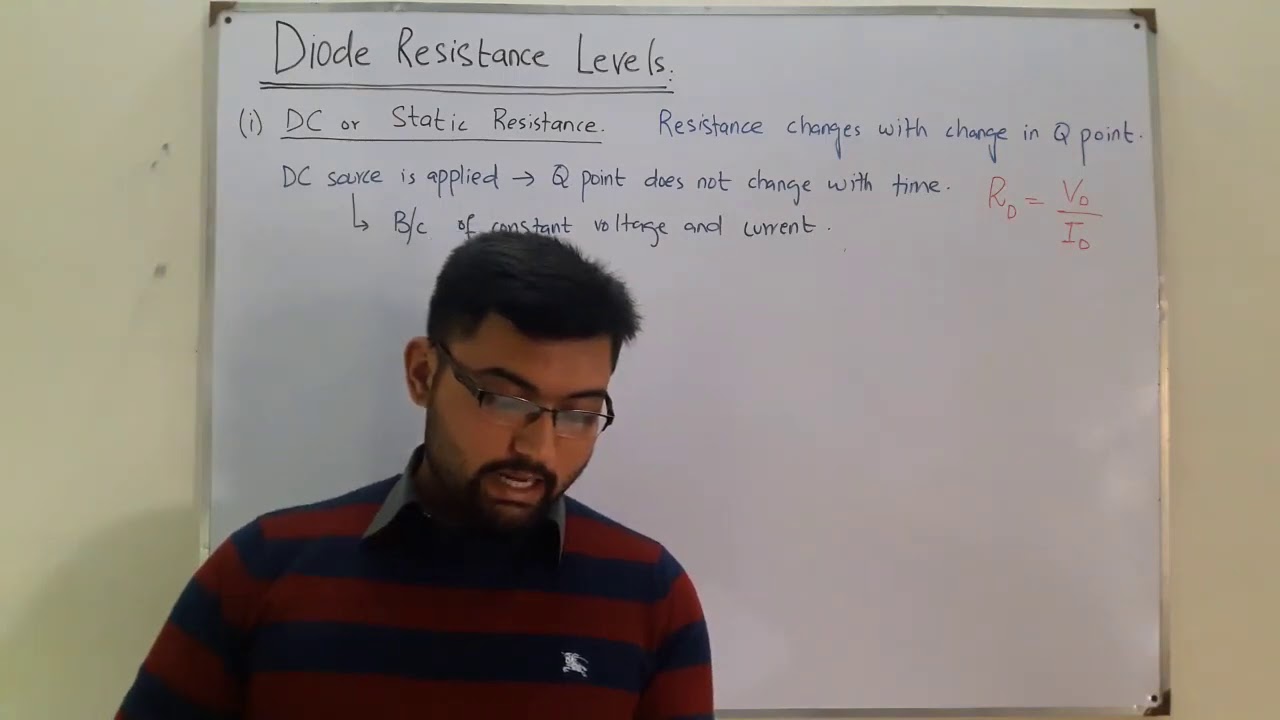 Diode Resistance Levels | DC Resistance