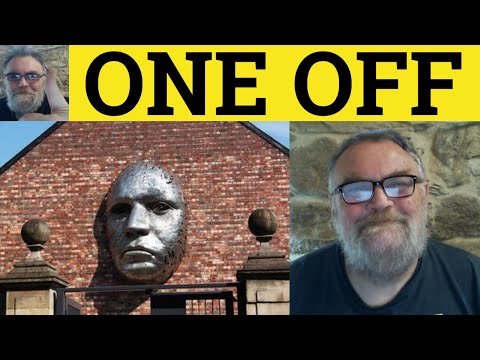 🔵 One Off Meaning - One Off Examples - One-Off Definition - C2 Vocabulary -ESL British Pronunciation