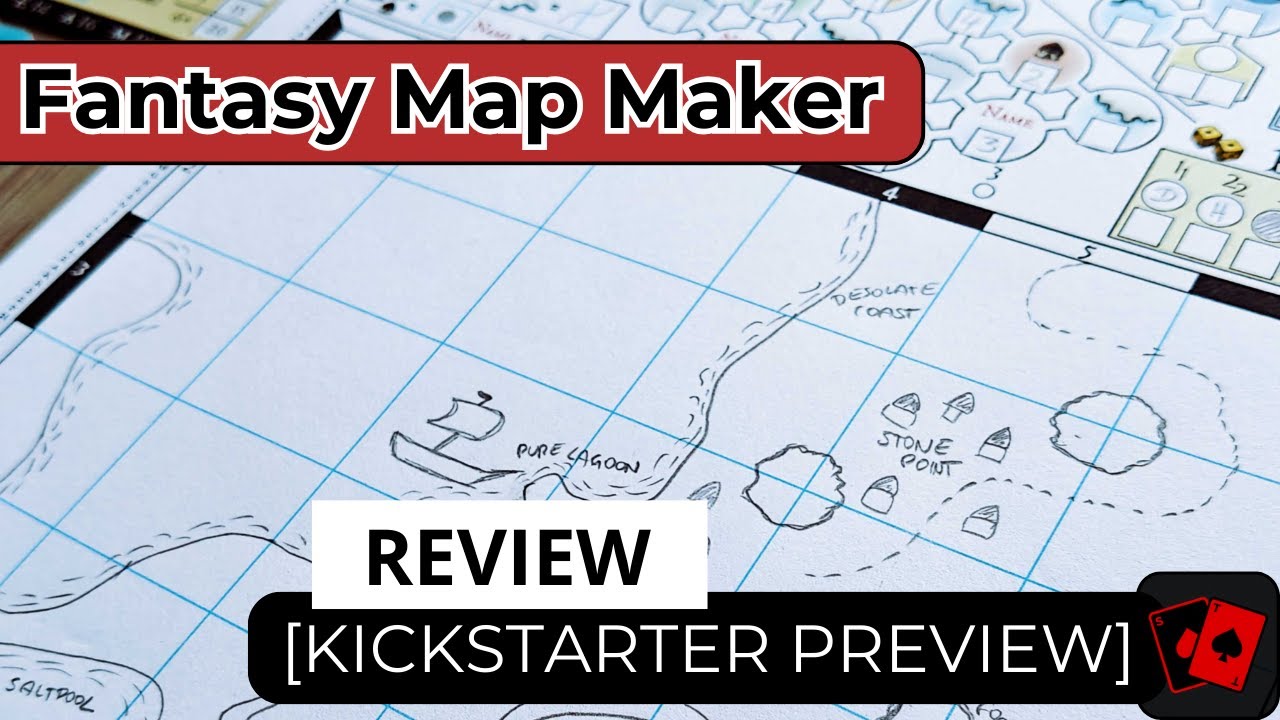 Kickstarter Preview | Fantasy Map Maker (Review Only)