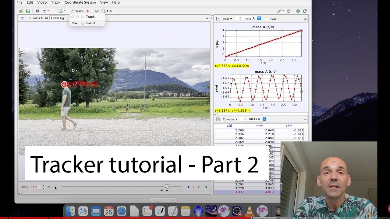 Tracker tutorial part 2 - My walking pattern