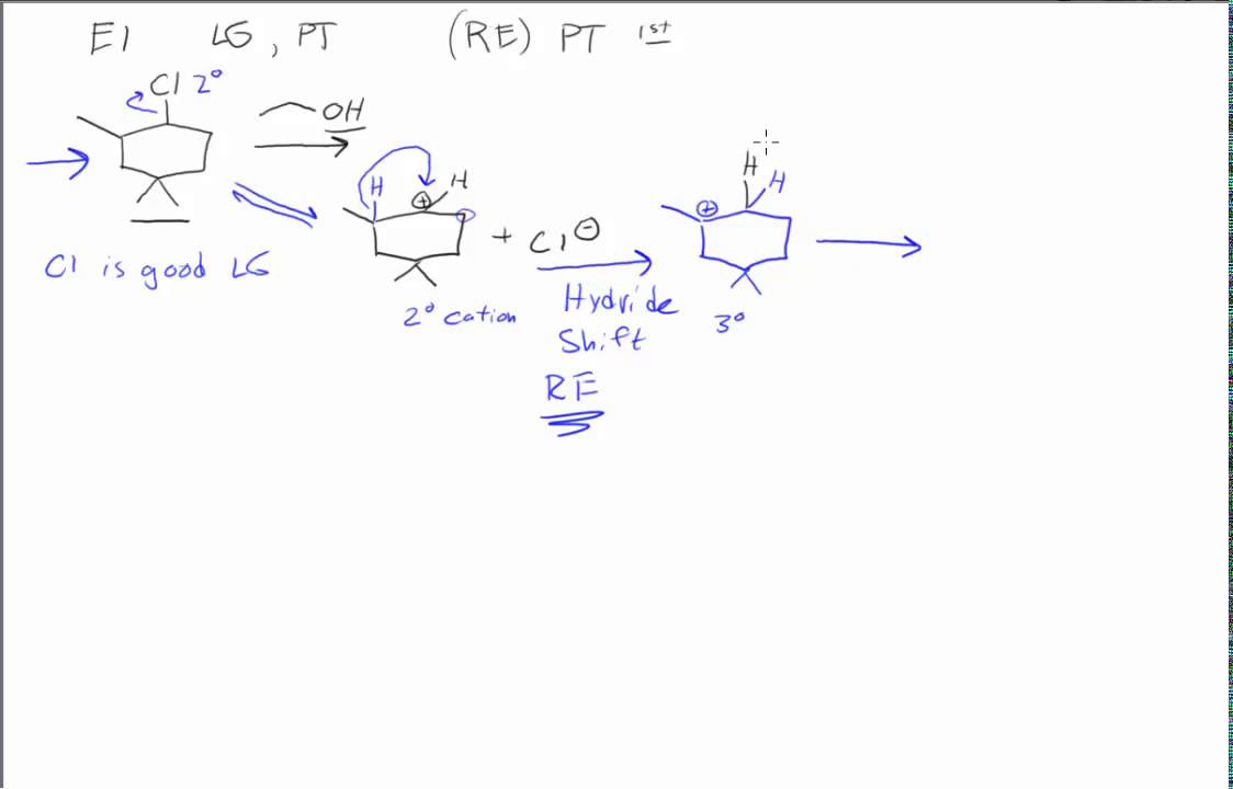 Drawing the complete E1 mechanism